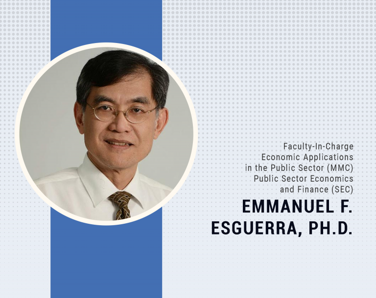 FEATURED FACULTY: DR. EMMANUEL F. ESGUERRA – PUBLIC MANAGEMENT ...