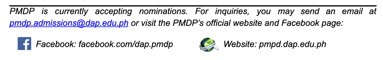 PMDP BRIEFS HR MANAGER-PARTNERS ON ITS PIDS-LED OUTCOME EVALUATION ...