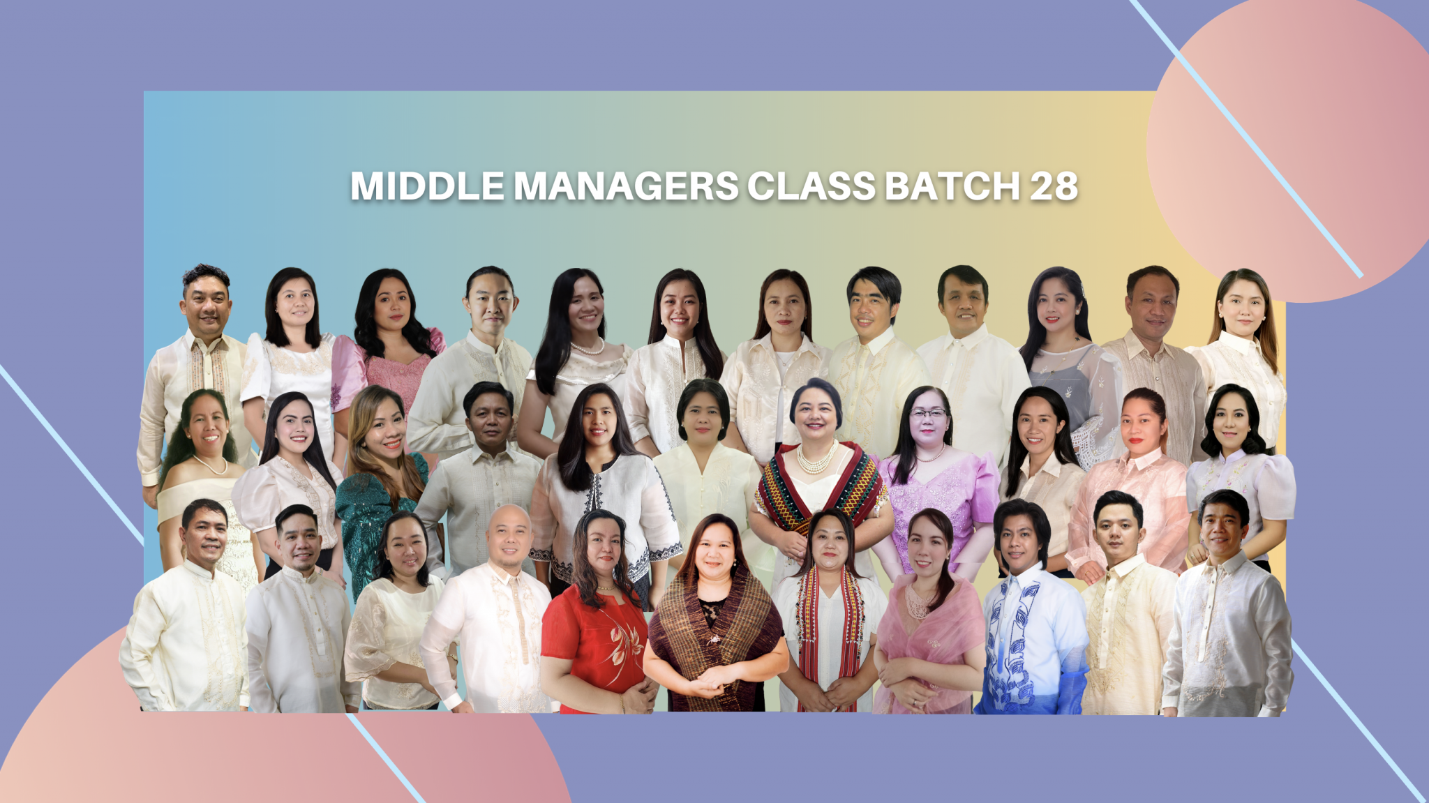 PMDP INTRODUCES THE 28TH BATCH OF THE MIDDLE MANAGERS CLASS – PUBLIC ...