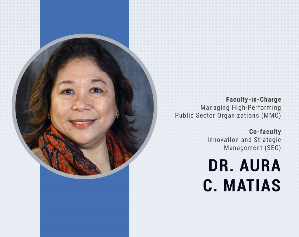 FEATURED FACULTY: Dr. Aura C. Matias – PUBLIC MANAGEMENT DEVELOPMENT PROGRAM