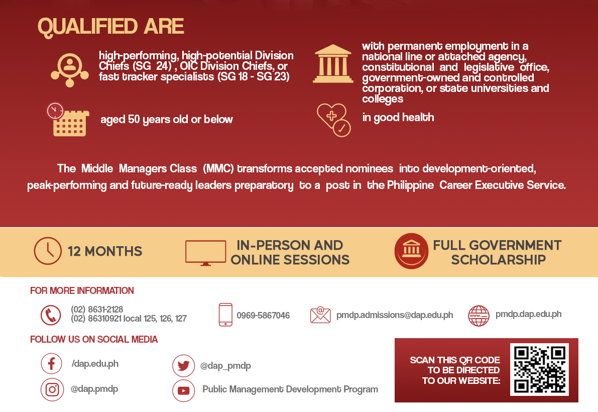 Call for Nominations: Middle Managers Class Batch 33 – PUBLIC ...