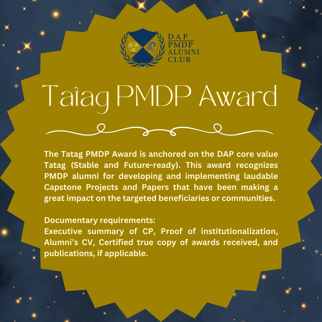 Call for Nominations for the 2nd PMDP Alumni Awards – PUBLIC MANAGEMENT ...