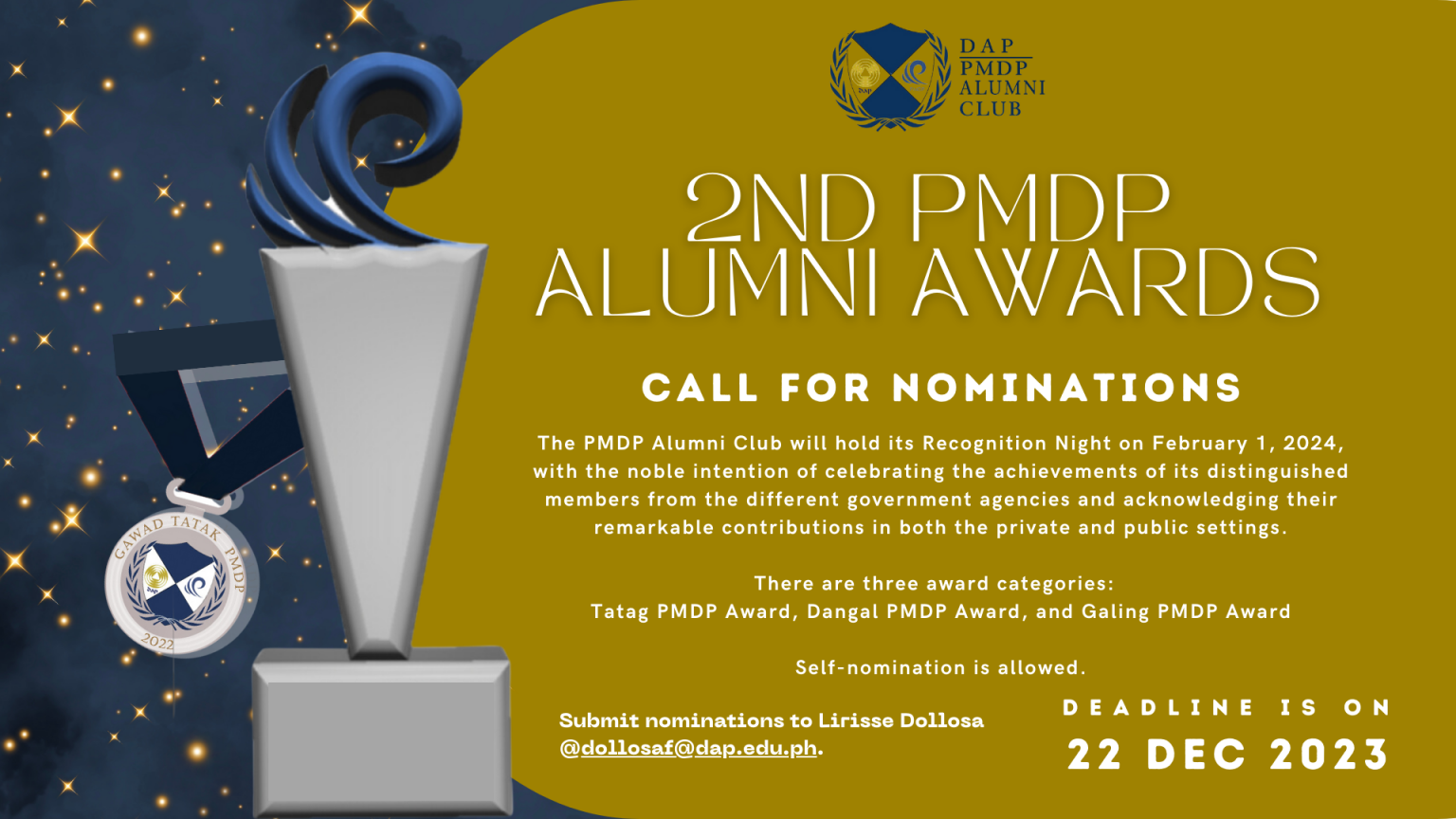 PMDP – PUBLIC MANAGEMENT DEVELOPMENT PROGRAM